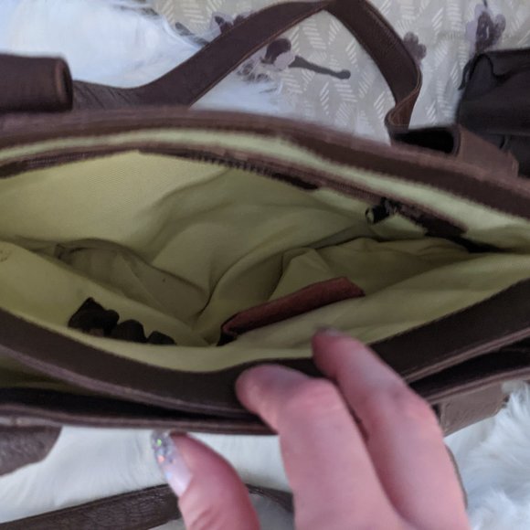 Orvis | Bags | Vintage Pebbled Leather Orvis Brown Shoulder Bag | Poshmark